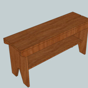 Park Bench with a Reclined Seat Ver 2- Digital Plans – FUN WITH WOODWORKING