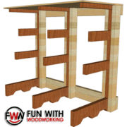 Lumber Storage Rack – Digital Plans – FUN WITH WOODWORKING