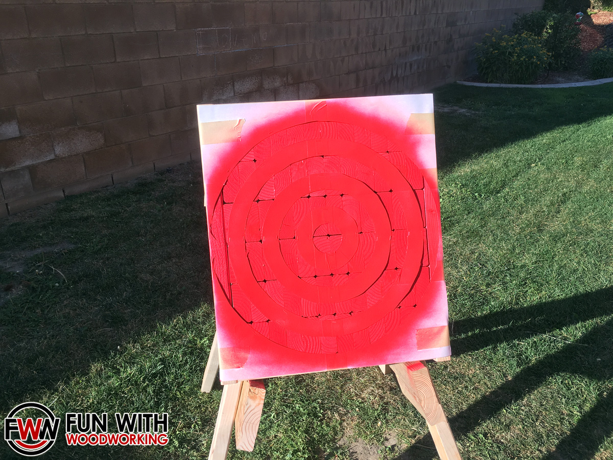 Shop update #15 (2-21-18) Tomahawk Throwing targets & stands – FUN WITH ...