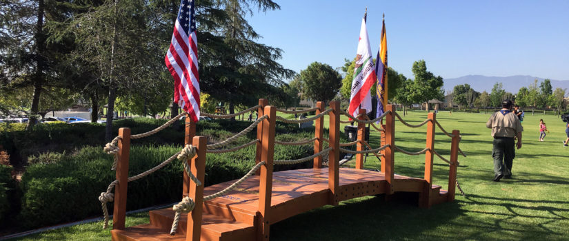 We built a giant Cub Scout Bridge – FUN WITH WOODWORKING