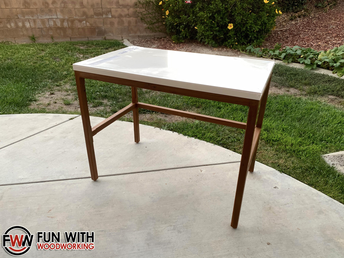 Base for an Ikea Linnmon desktop – Digital Plans – FUN WITH WOODWORKING